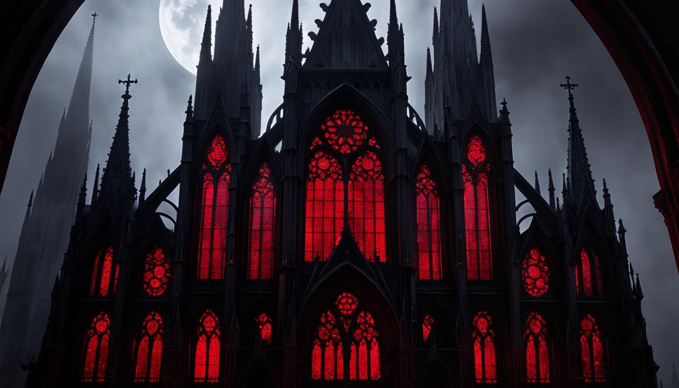 Vampire Cathedral - AI Generated Artwork - NightCafe Creator
