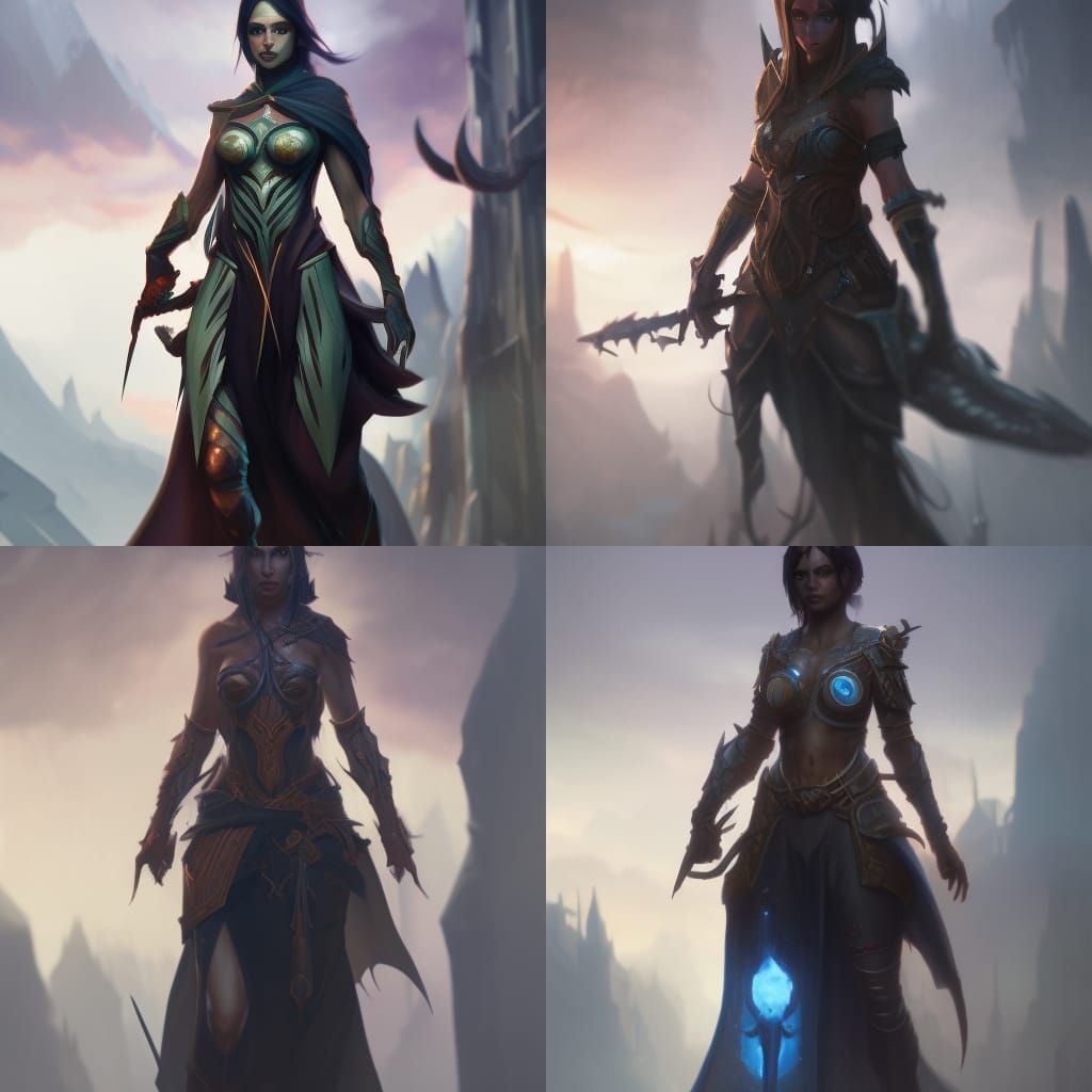 Dark Elf Assassin - AI Generated Artwork - NightCafe Creator