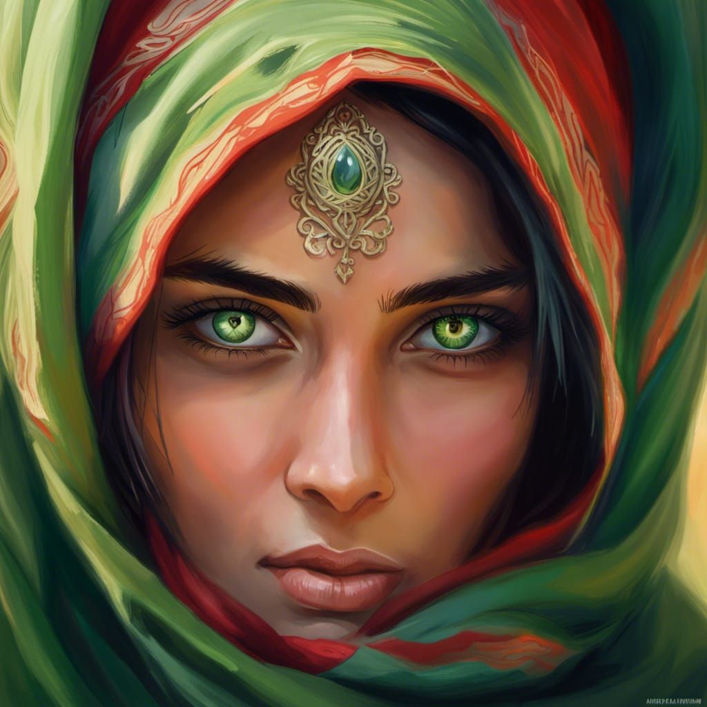 Afghani Woman - AI Generated Artwork - NightCafe Creator