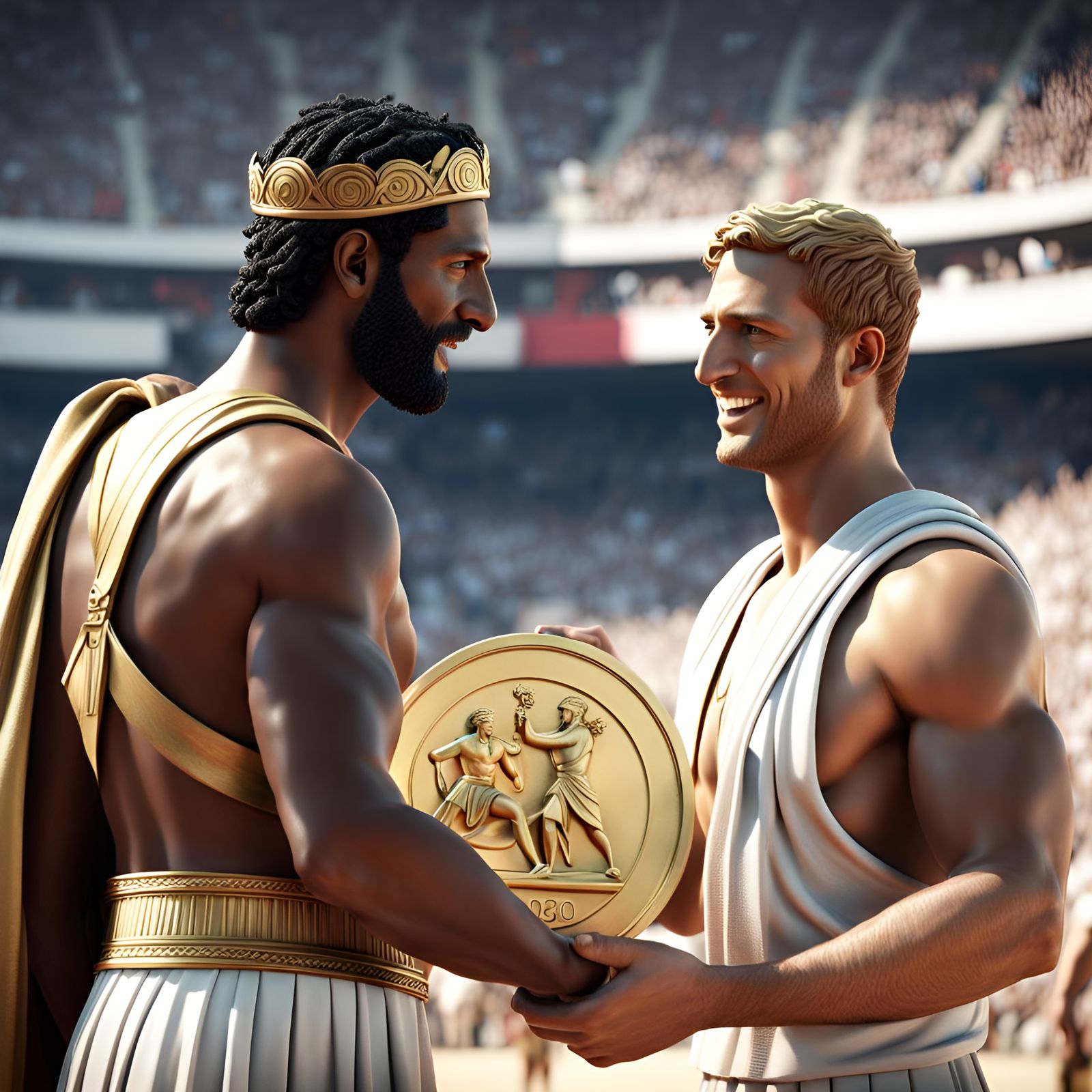 Ancient Greece Awards Ceremony - AI Generated Artwork - NightCafe Creator