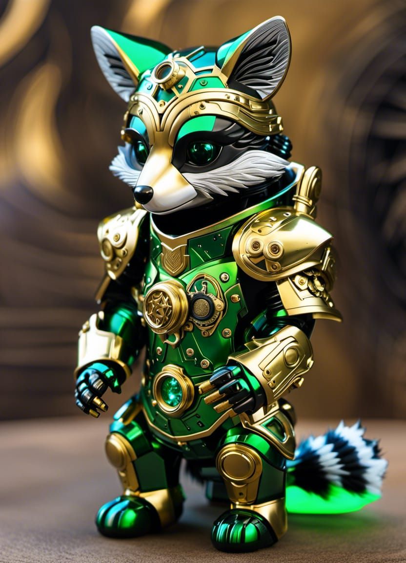 an ultra focused, superbly, intricate detailed, armored cute steampunk ...