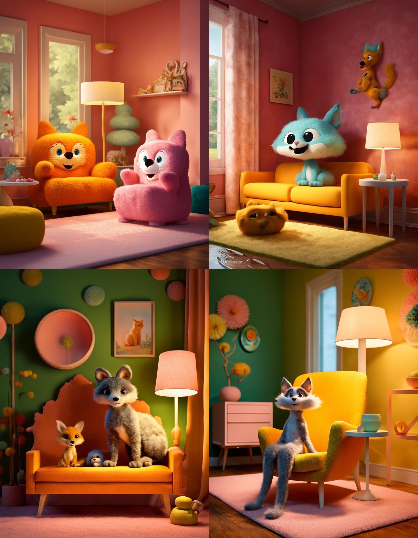 Pokey Guys & Girly-Gals - AI Generated Artwork - NightCafe Creator