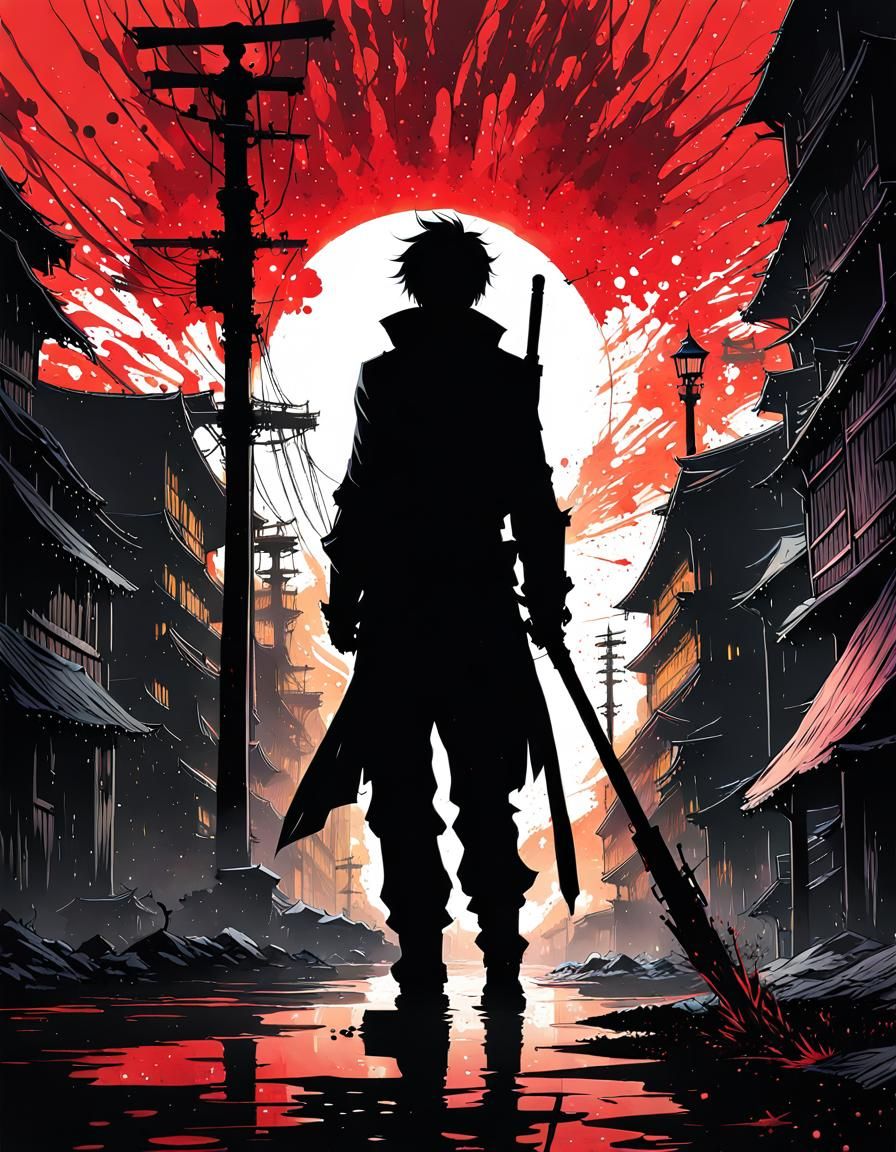 Shadow of Vengeance - AI Generated Artwork - NightCafe Creator