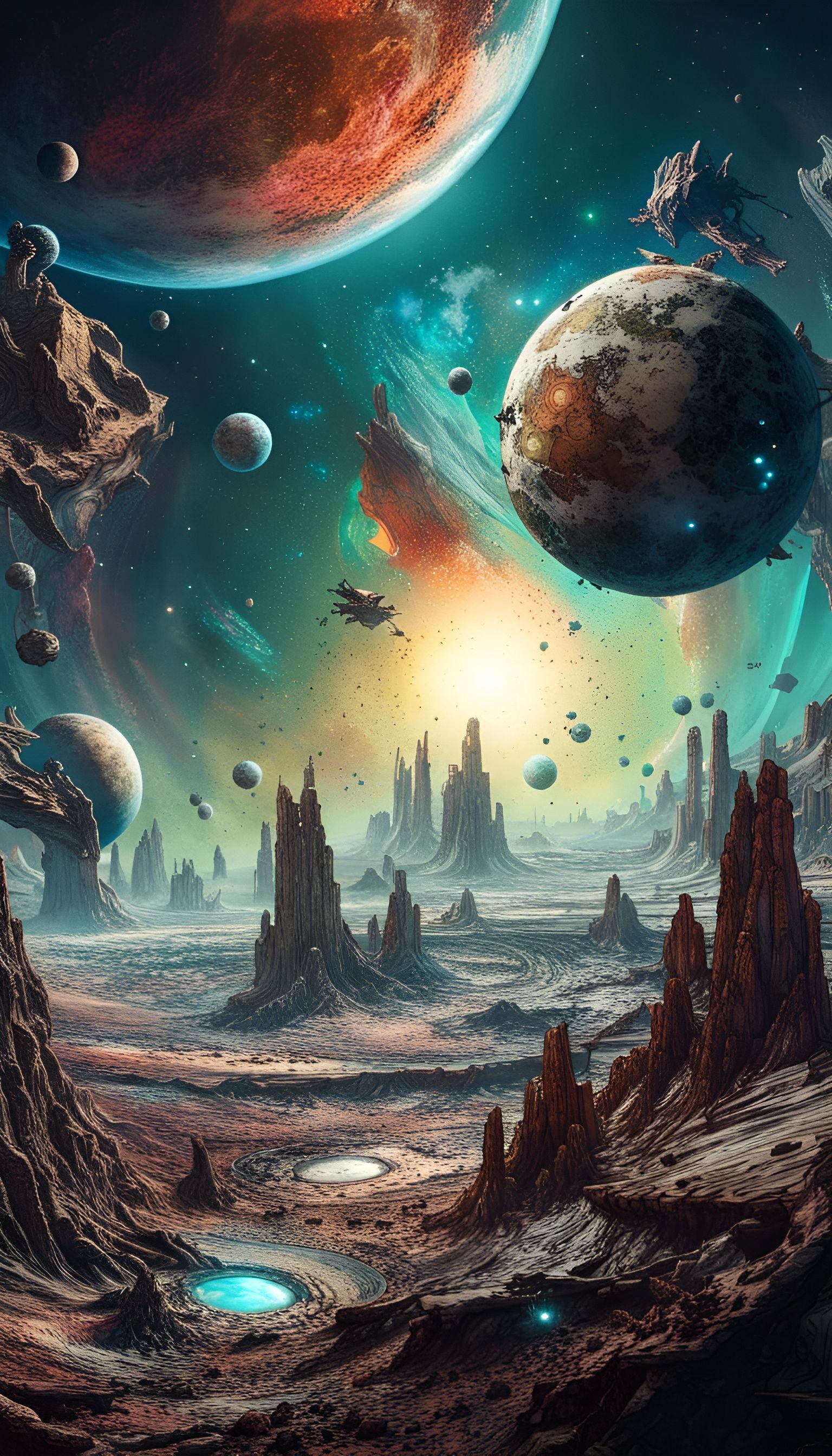 A New Planet - AI Generated Artwork - NightCafe Creator