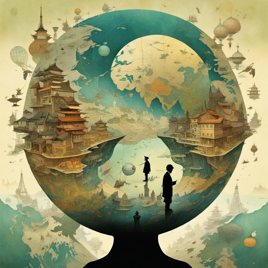 It’s all geography - AI Generated Artwork - NightCafe Creator