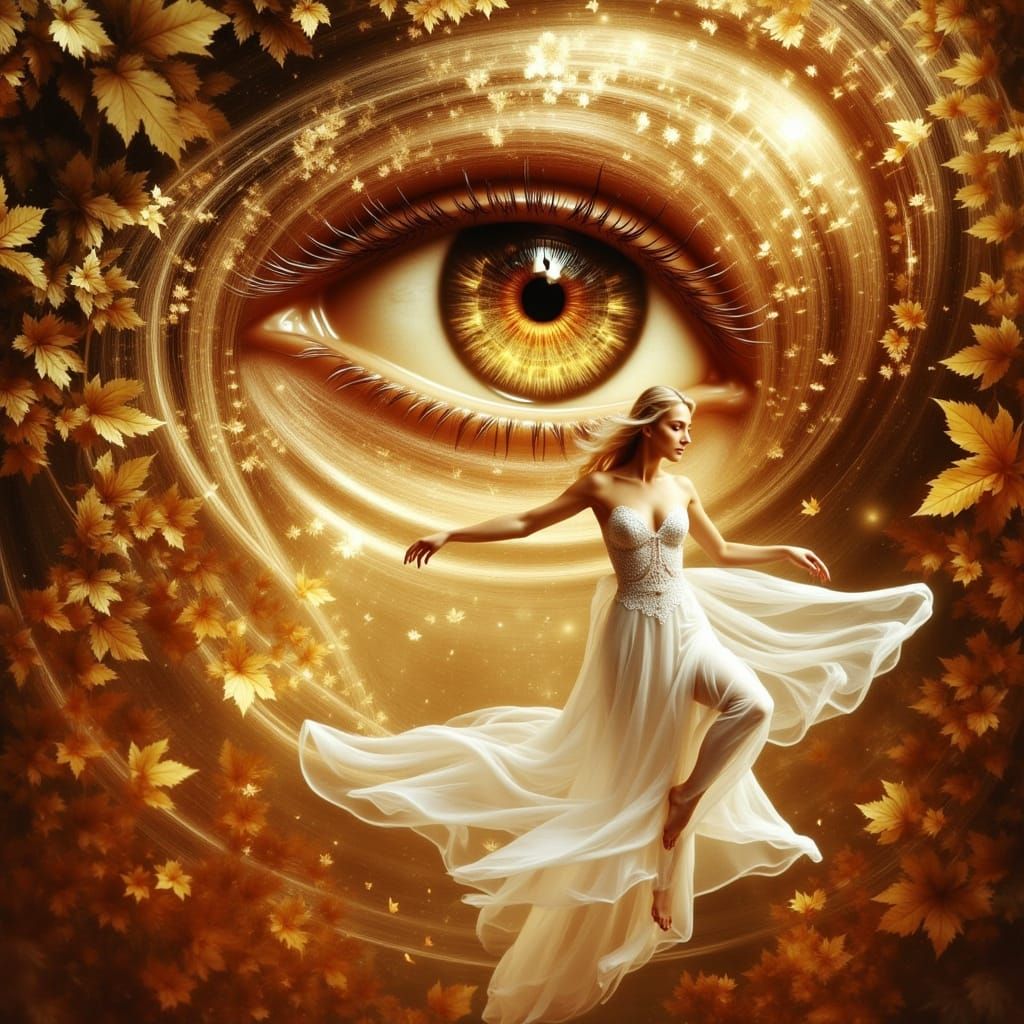 Golden eye. - Golden eye.