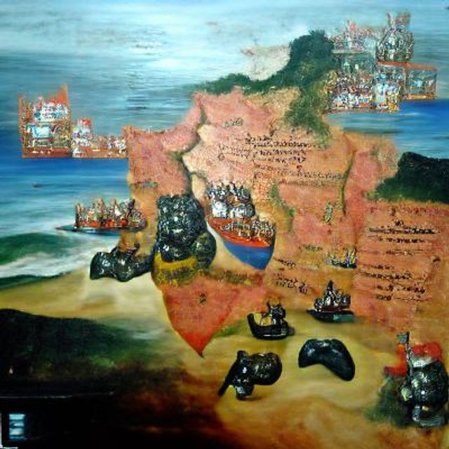 Portuguese conquest of Goa 16th century - AI Generated Artwork ...