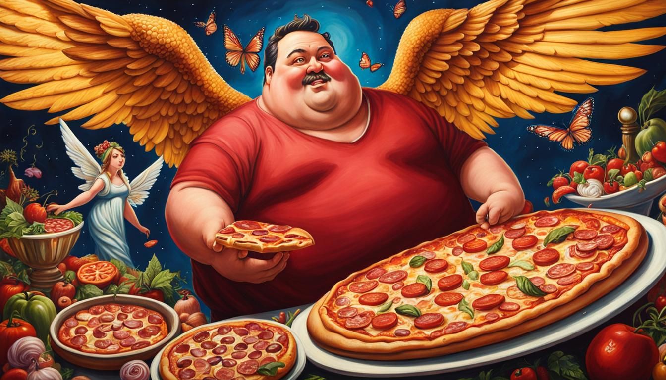 Pizza Fairy IV - AI Generated Artwork - NightCafe Creator