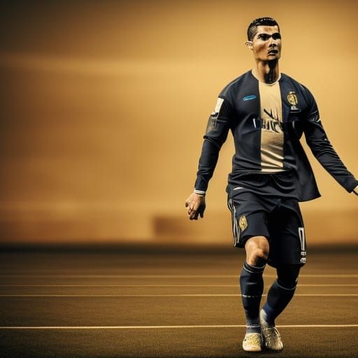 Cristiano-Ronaldo-Celebrating 8k quality sharp - AI Generated Artwork ...
