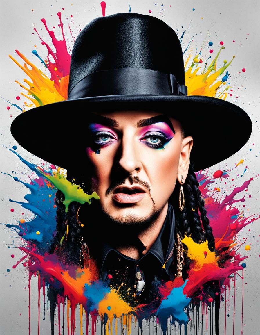Boy George - AI Generated Artwork - NightCafe Creator