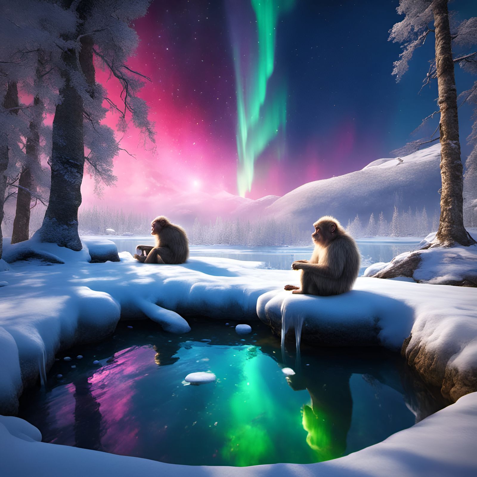 Calm reflections. - AI Generated Artwork - NightCafe Creator