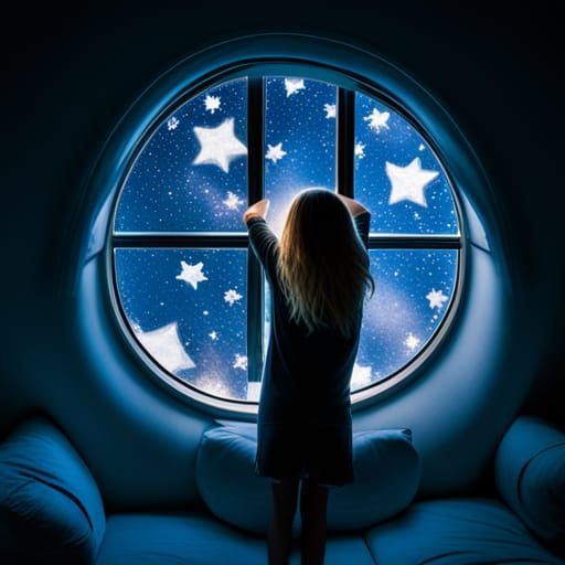 Starfall - AI Generated Artwork - NightCafe Creator