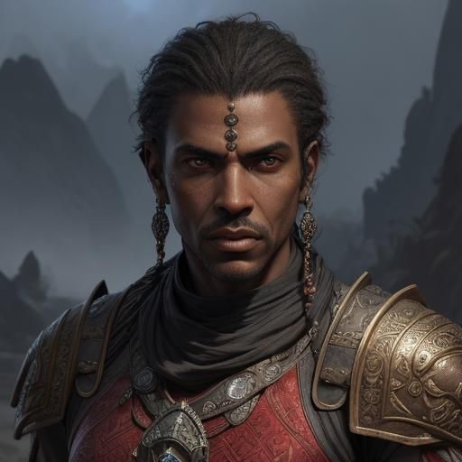 Redguard male; WIP elder scrolls redguard - AI Generated Artwork ...