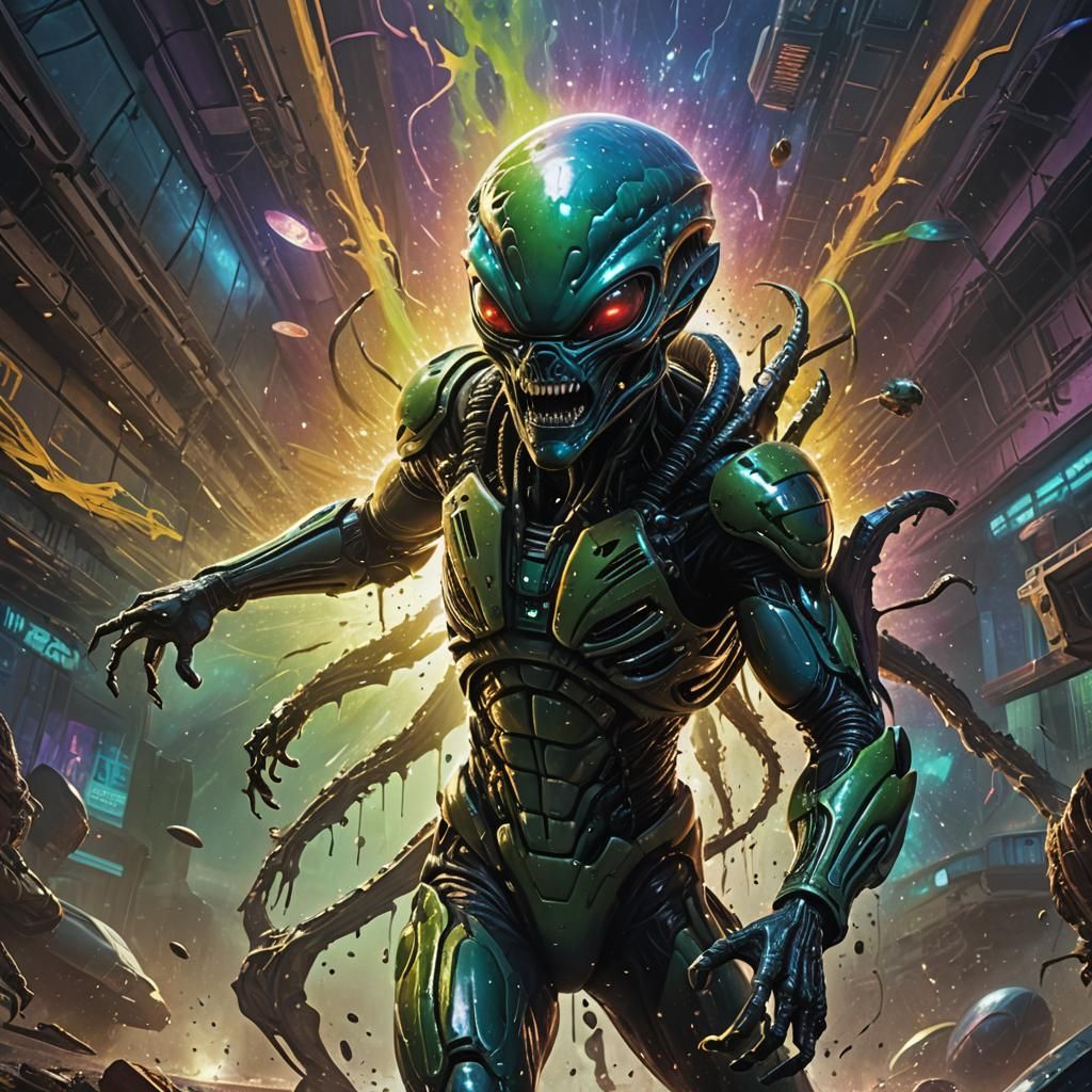 Alien - AI Generated Artwork - NightCafe Creator