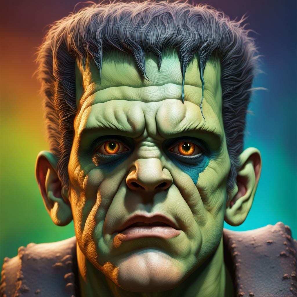 Frankenstein Jr. - AI Generated Artwork - NightCafe Creator