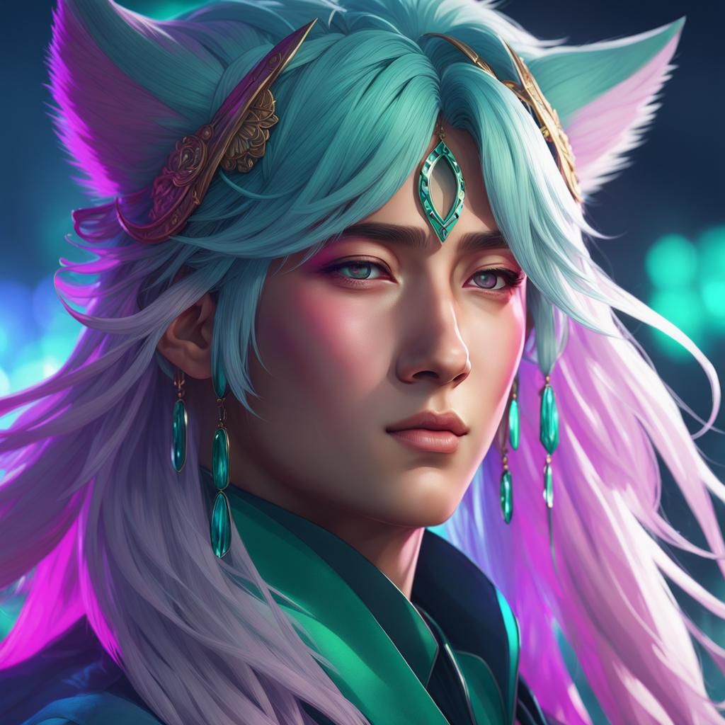Kitsune Fox Spirit - AI Generated Artwork - NightCafe Creator