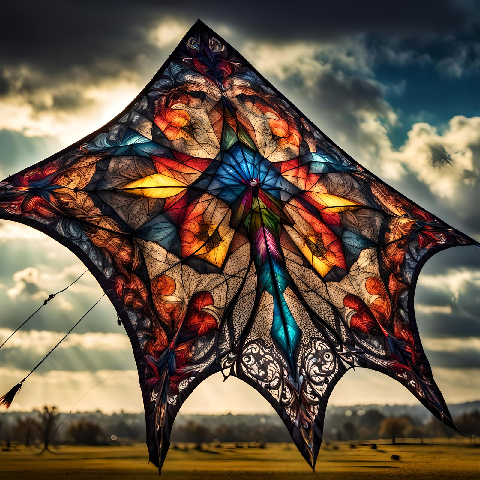 Fantasy kite - AI Generated Artwork - NightCafe Creator