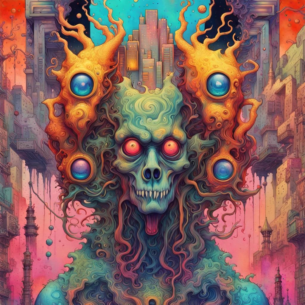 Freaky Monster - AI Generated Artwork - NightCafe Creator