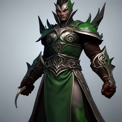 Demon elf guy - AI Generated Artwork - NightCafe Creator