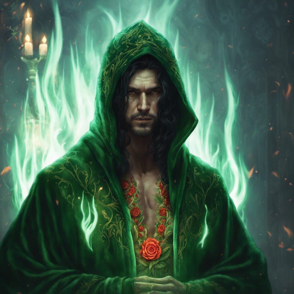 Magical gothic Warlock - AI Generated Artwork - NightCafe Creator