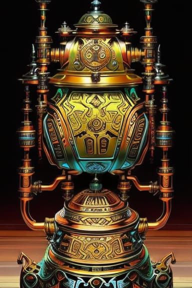 Funky Machinery 1 - AI Generated Artwork - NightCafe Creator