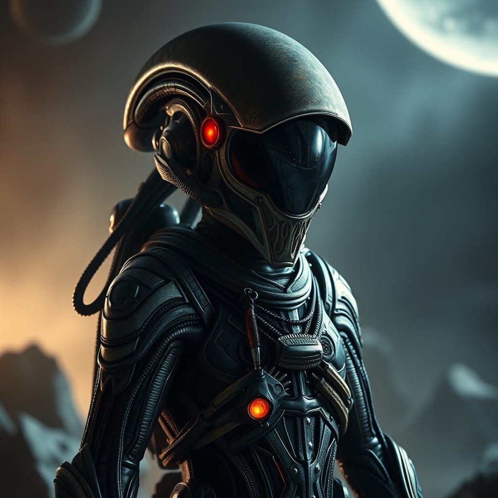 alien spacesuit - Epic Digital Spacesuit in a Cinematic Atmo...