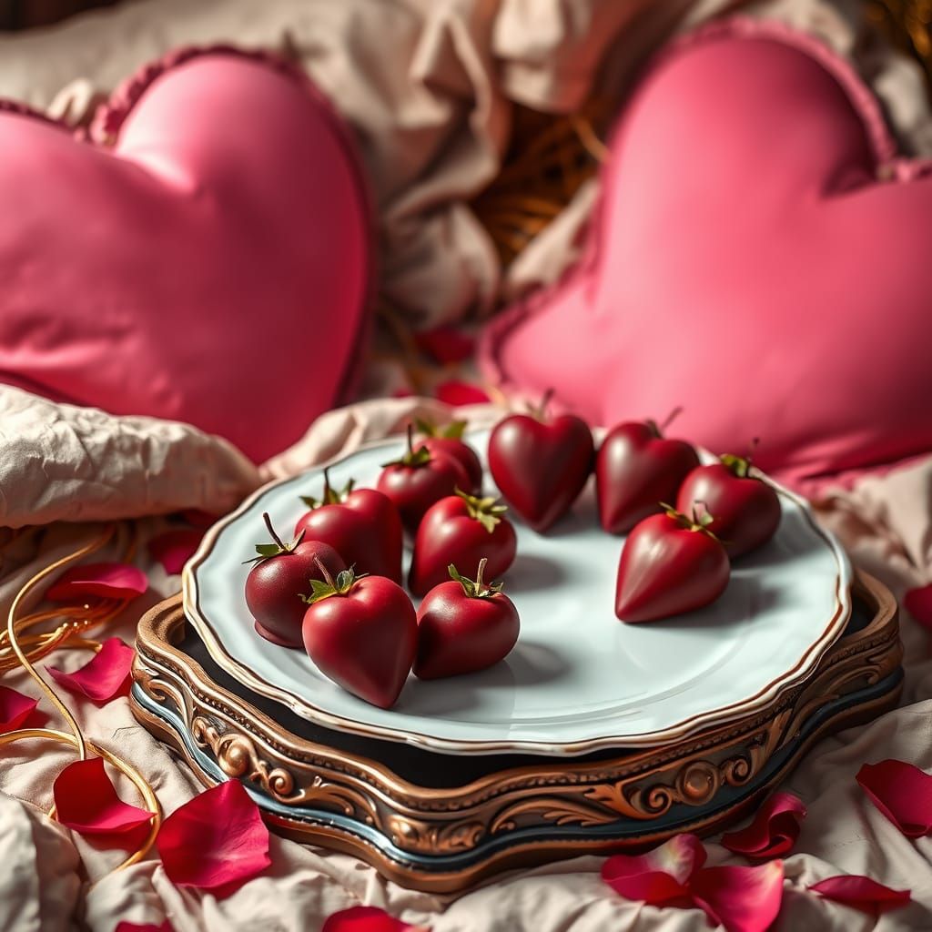 Happy Valentine's Day - Whimsical Chocolate Indulgence in L...