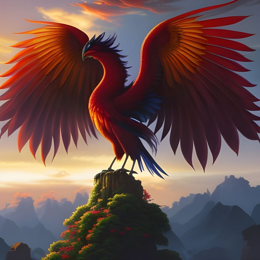 Phoenix - AI Generated Artwork - NightCafe Creator