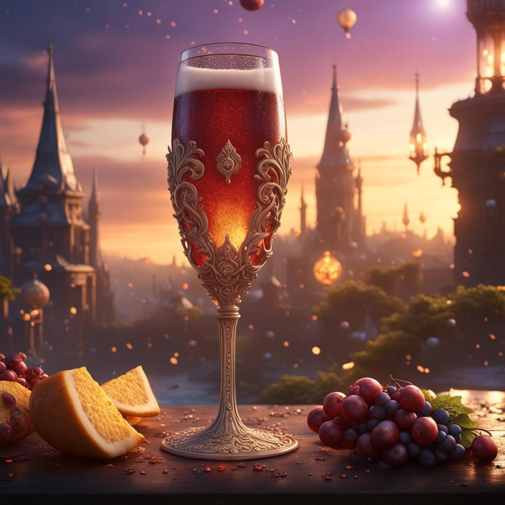 A celebratory toast - AI Generated Artwork - NightCafe Creator