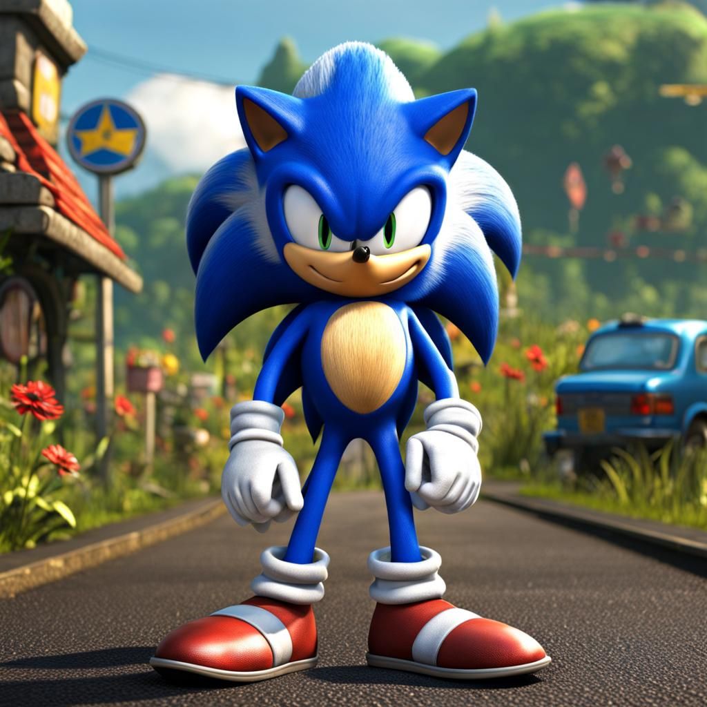 Sonic - AI Generated Artwork - NightCafe Creator