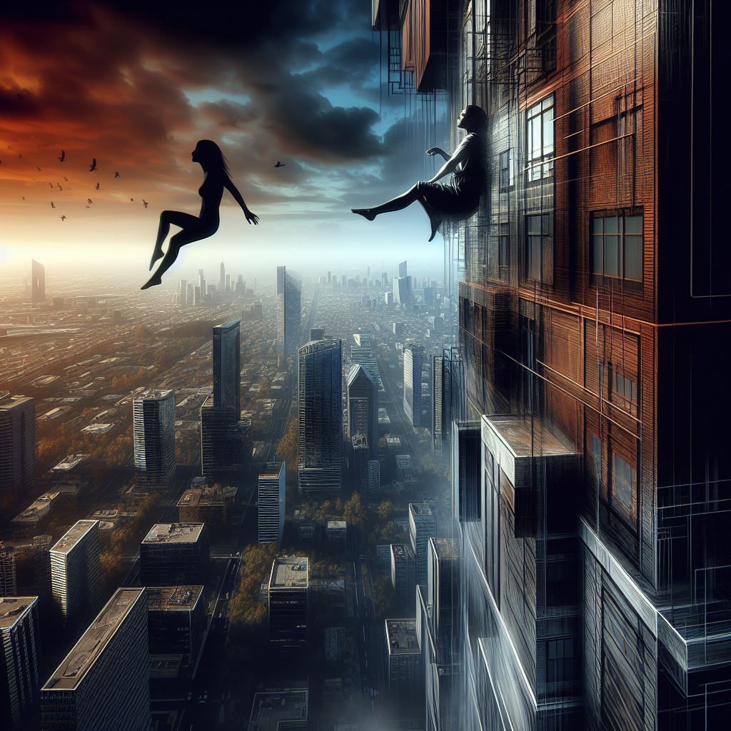 The Phobia Project : Acrophobia - AI Generated Artwork - NightCafe Creator