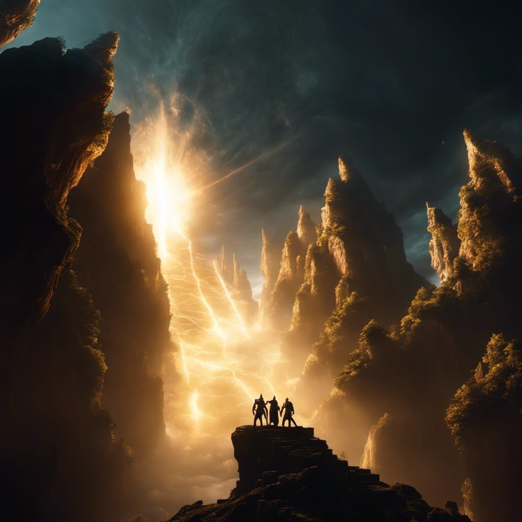 The rift opens - AI Generated Artwork - NightCafe Creator