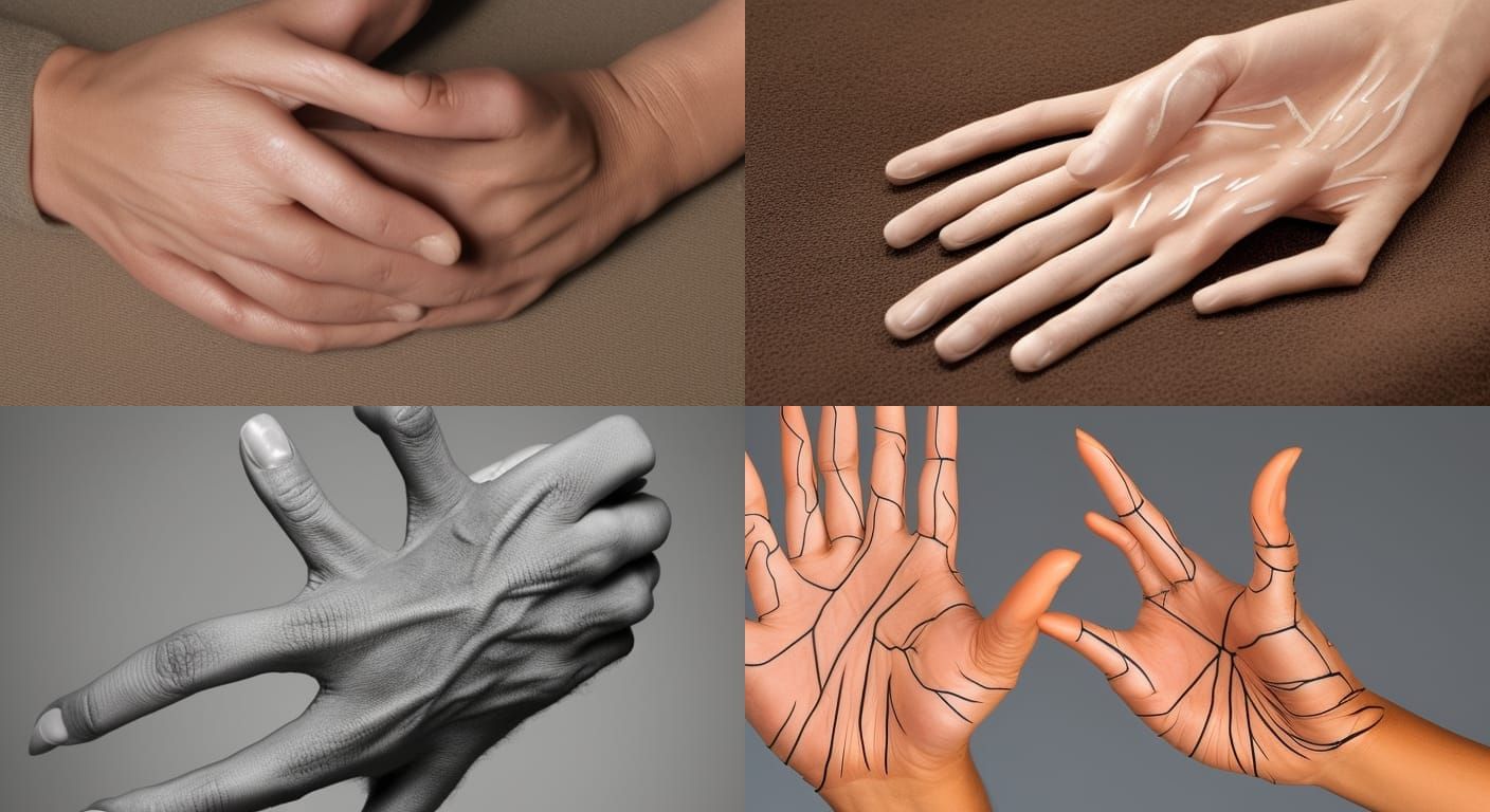 Stretchy skin webbed hands - AI Generated Artwork - NightCafe Creator