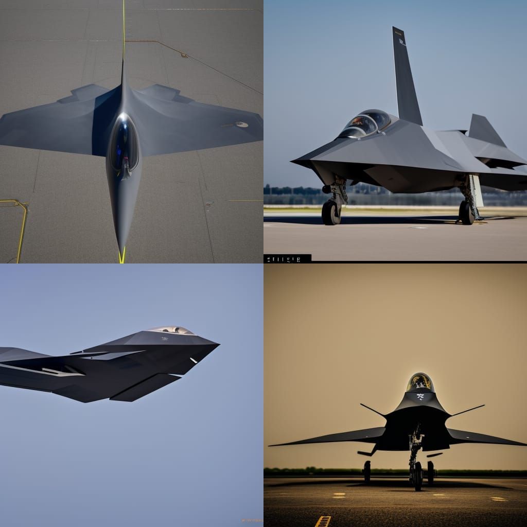 Stealth fighter jet, Ultra realistic, futuristic, 8K, - AI Generated ...
