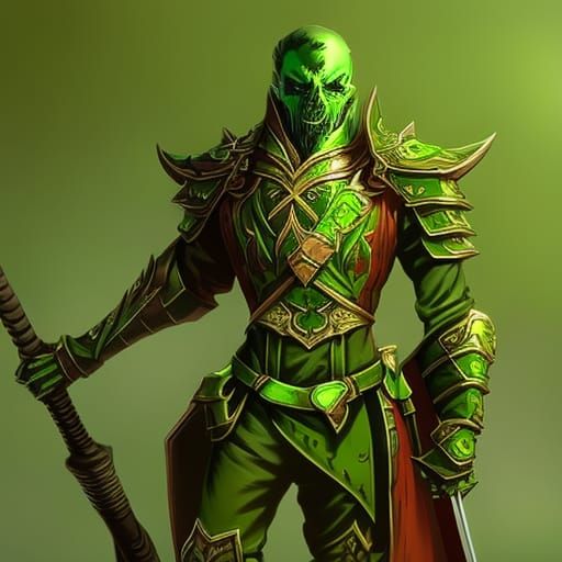 undead green guard - AI Generated Artwork - NightCafe Creator