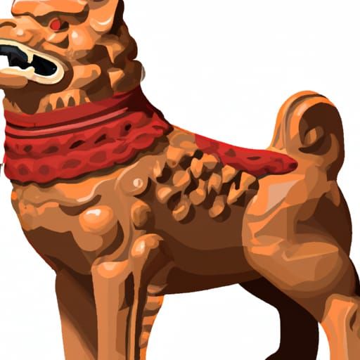 Okinawan Shisa dog - AI Generated Artwork - NightCafe Creator