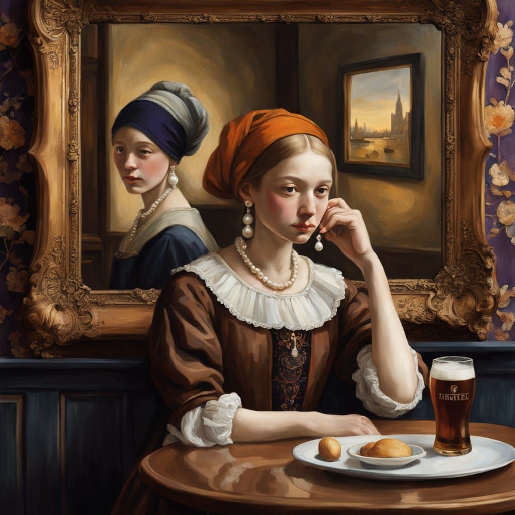 Evening in a Dutch cafe - Evening in a Dutch cafe