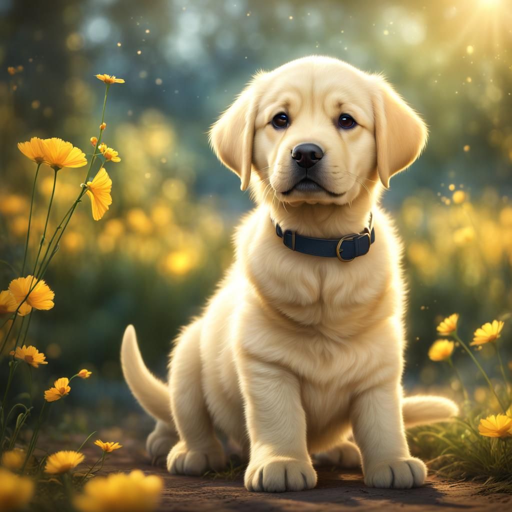 Labrador retriever - AI Generated Artwork - NightCafe Creator