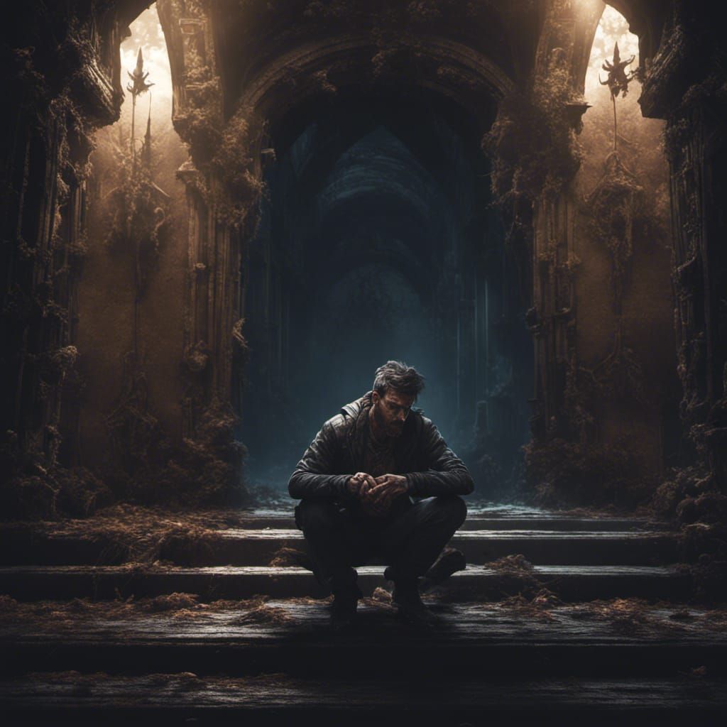 Escape from evil dark castle - AI Generated Artwork - NightCafe Creator