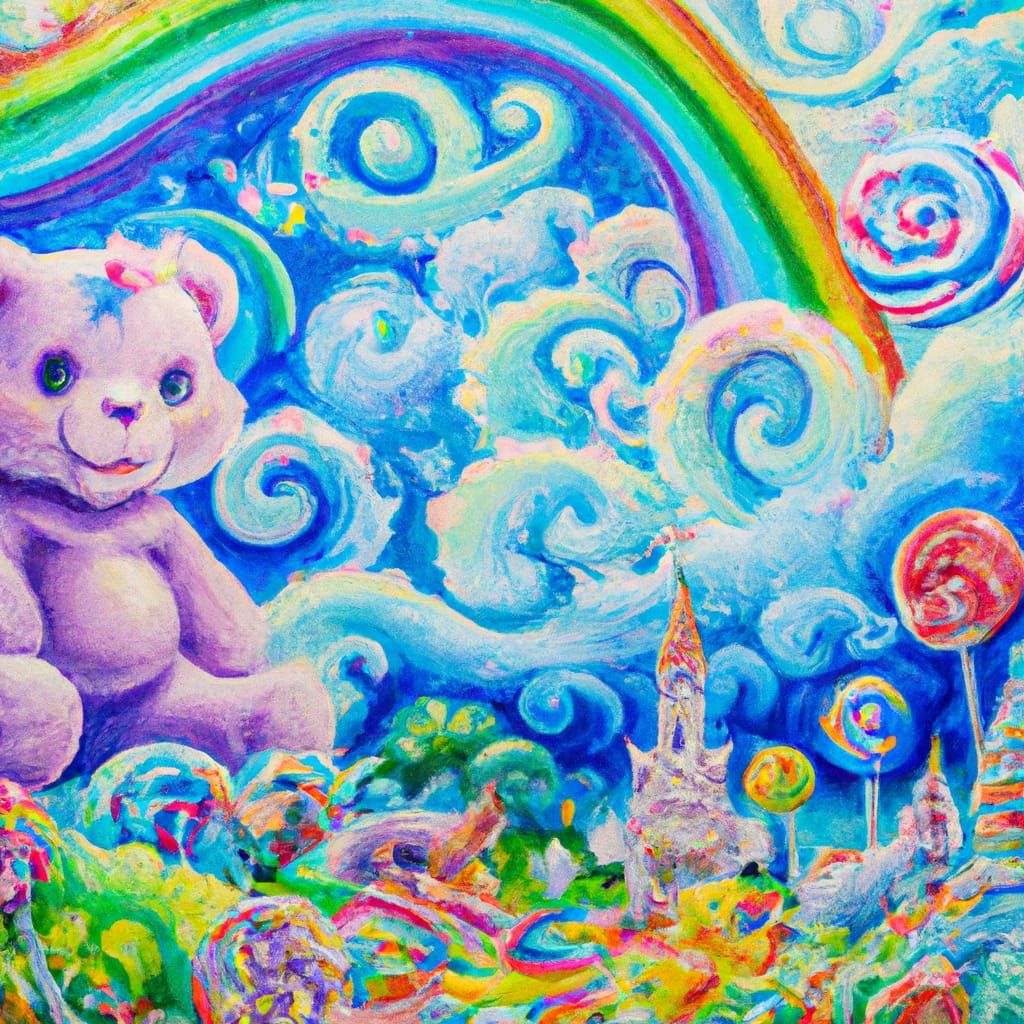 candyland gumdrops care bears my little pony vibrant colors Candyland ...