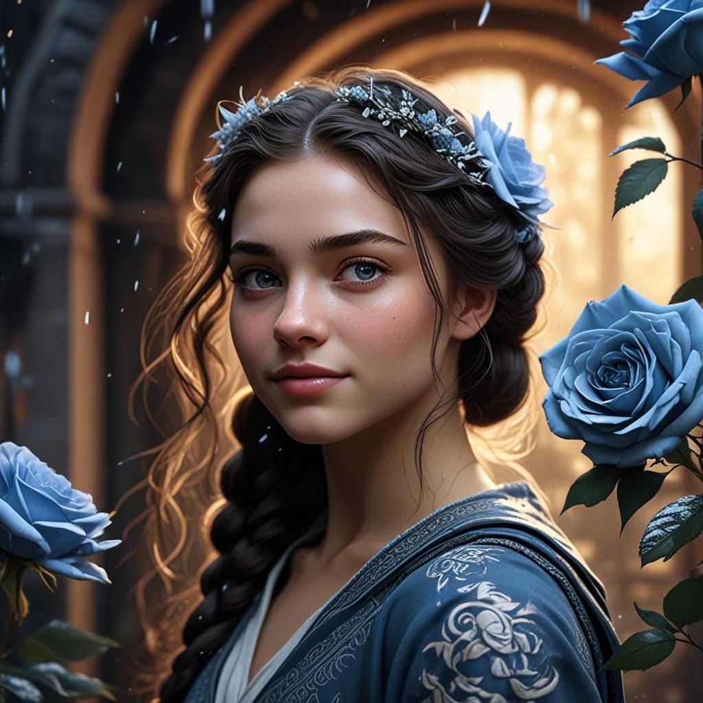 Lyanna Stark - Lyanna Stark in Winterfell: Fantasy Concept A...