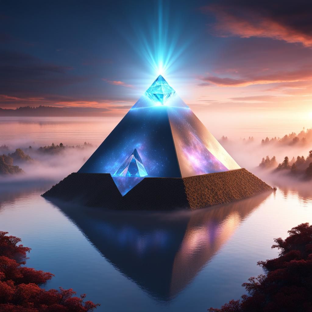 pyramid - AI Generated Artwork - NightCafe Creator
