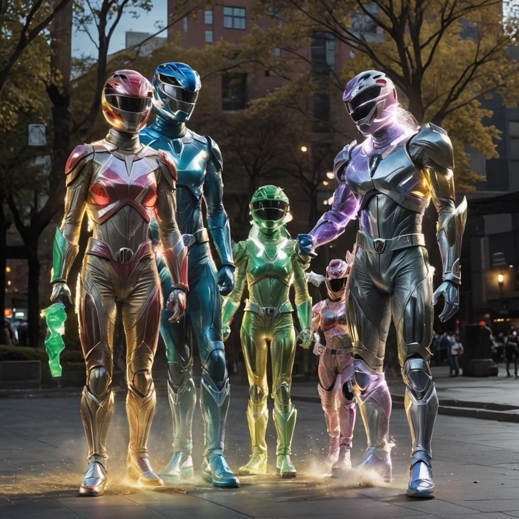 POWER RANGERS - AI Generated Artwork - NightCafe Creator