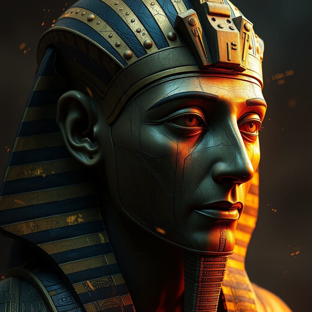 Ancient eternal - Egyptian Mummy Portrait in Hyperdetailed ...