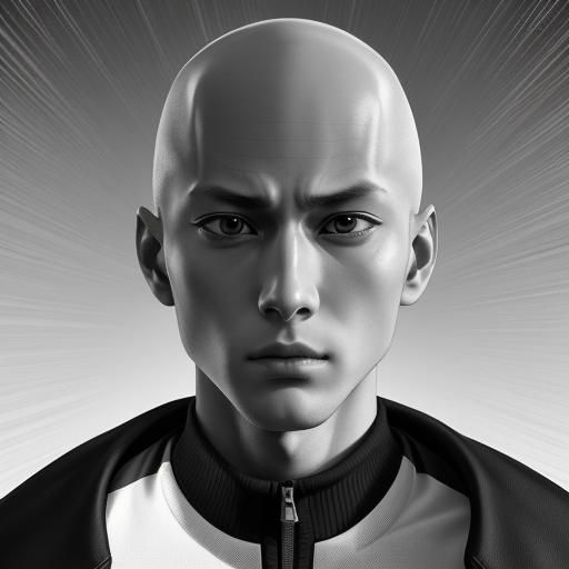 Realistic Saitama - AI Generated Artwork - NightCafe Creator