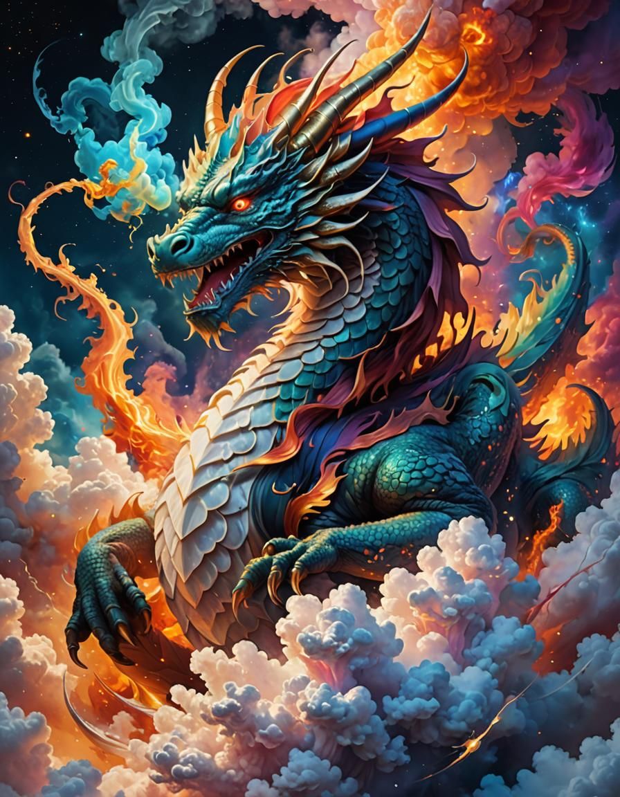 Dragon - AI Generated Artwork - NightCafe Creator