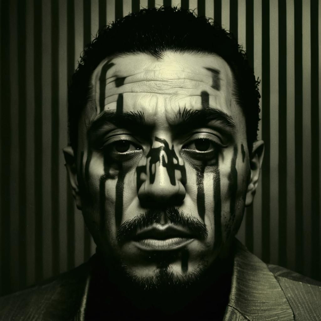 Ruthless Crime Boss in Dark, Luxurious Empire - AI Art