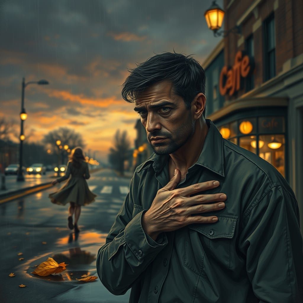 When love ends - Desolate Heartbreak at Dusk