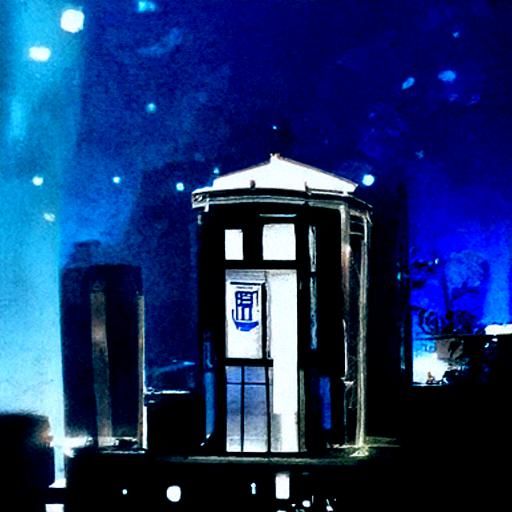 TARDIS - AI Generated Artwork - NightCafe Creator