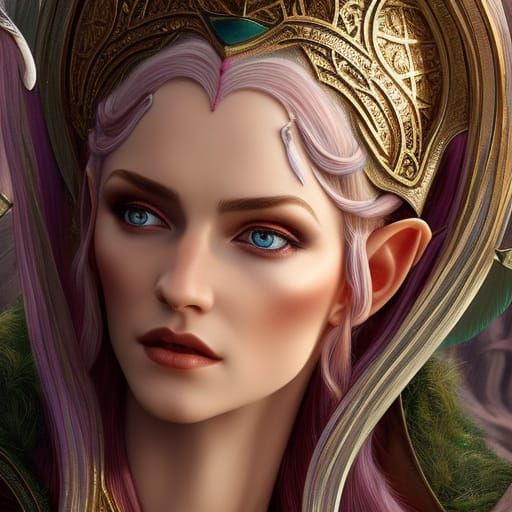 Rose Elf - so many elves - AI Generated Artwork - NightCafe Creator